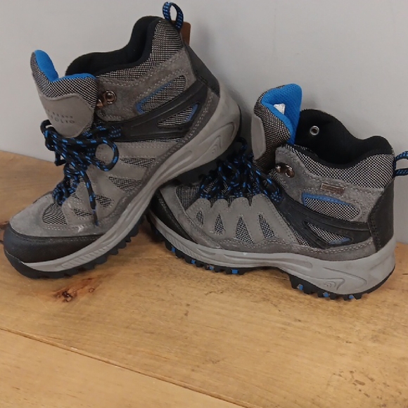 Perry Ellis | Shoes | Perry Ellis Kids Boots Gray And Blue | Poshmark